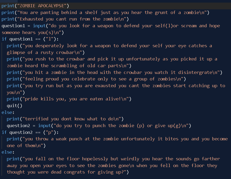 Create Your Own Adventure Game With Python Tinker Education